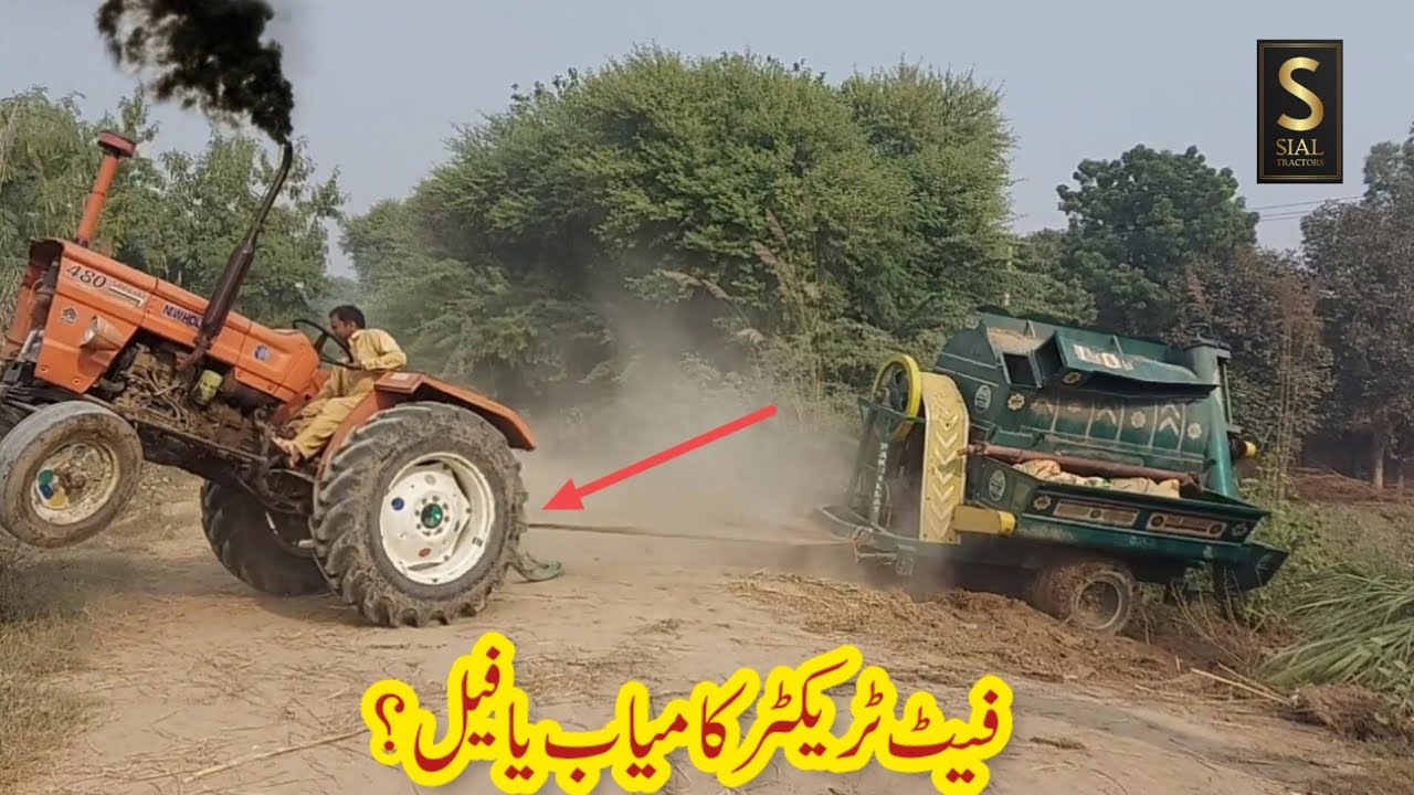 Fiat 480 tractor dangerous stunt|tractor stunt|Sial Tractors - YouTube