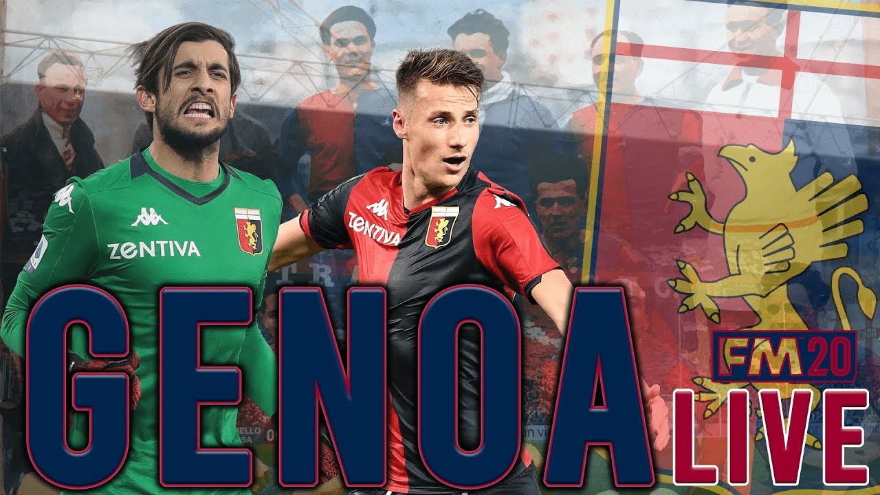 FM20 | LIVE STREAM | GENOA | FOOTBALL MANAGER 2020 - YouTube