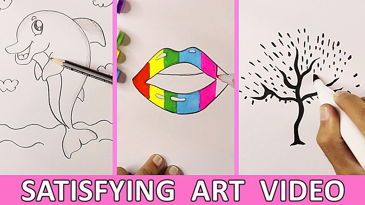 ODDLY SATISFYING ART VIDEOS COMPLIATION - YouTube