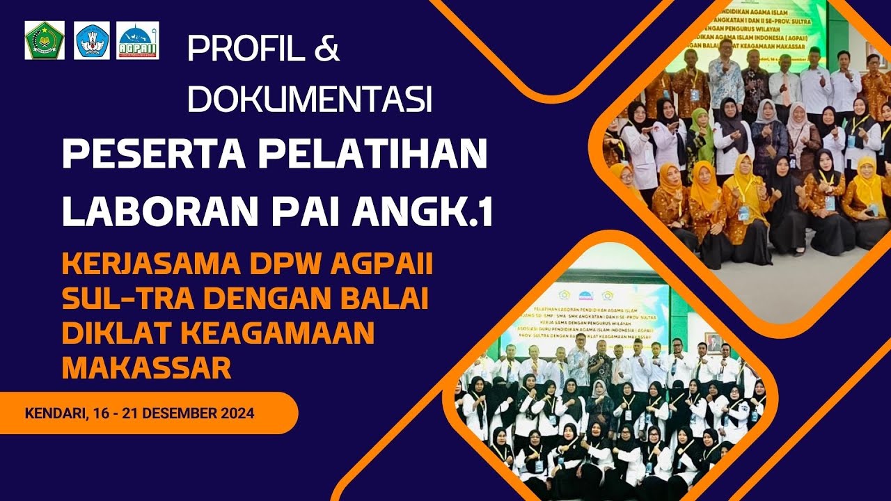 PROFIL PESERTA PELATIHAN LAB PAI ANGK 1 - DPW AGPAI SULAWESI TENGGARA ...