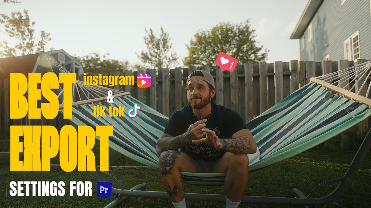 BEST EXPORT SETTINGS FOR INSTAGRAM REELS TIK TOK YouTube BEST EXPORT SETTINGS FOR INSTAGRAM REELS TIK TOK YouTube