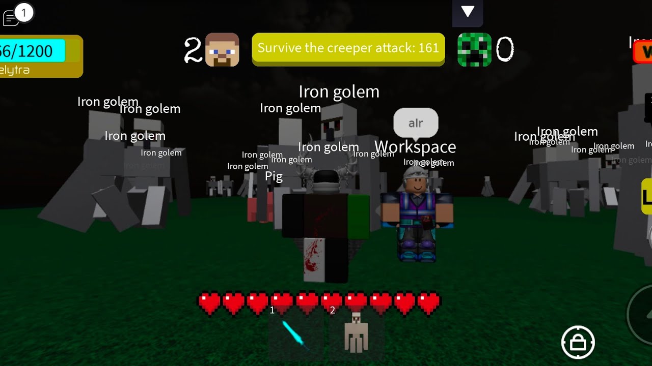 Creeper survival [Beta] Script - YouTube