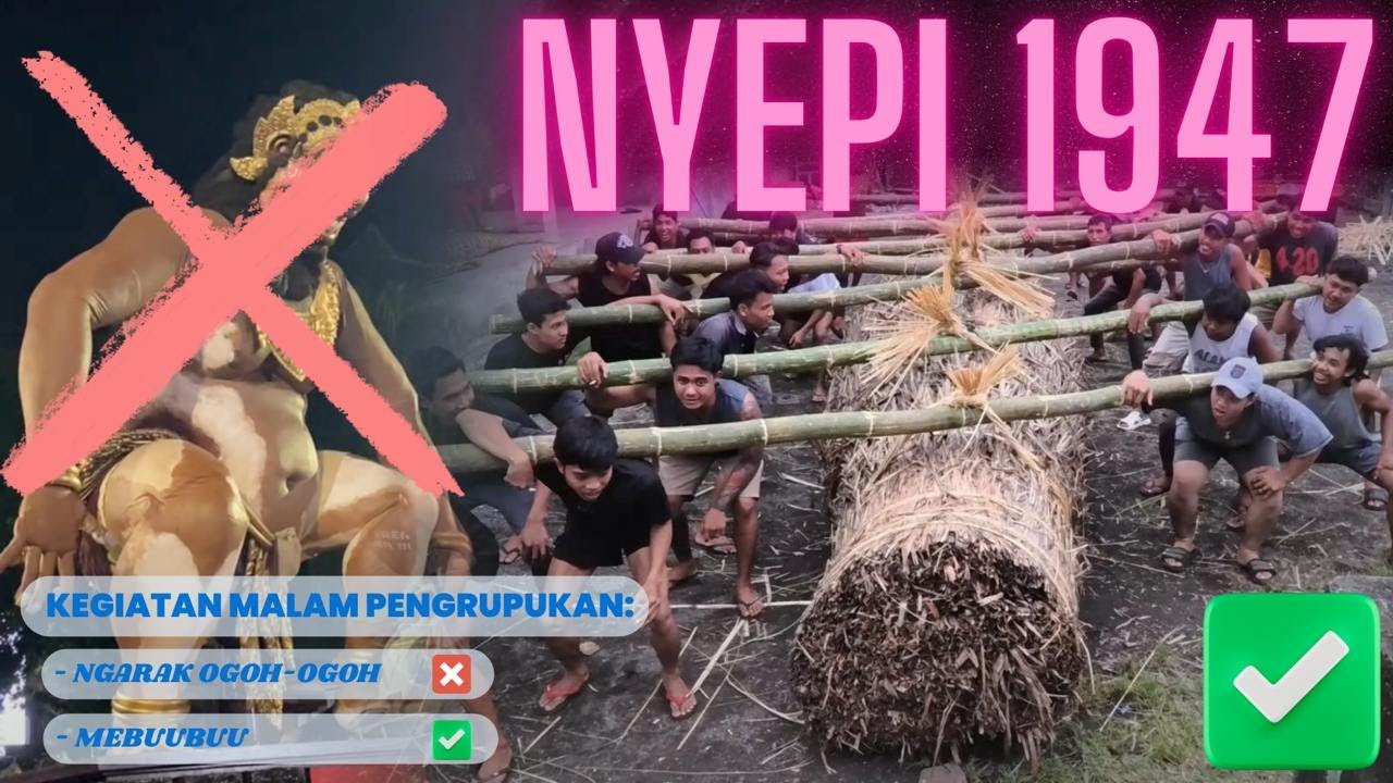 MEBUBU, BUKAN OGOH-OGOH DI MALAM PENGRUPUKAN SEBELUM NYEPI - INI ...