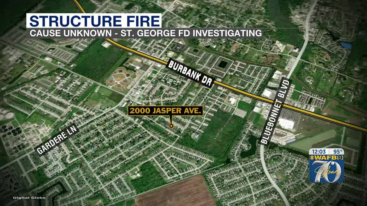 Crews respond to structure fire in Baton Rouge - YouTube