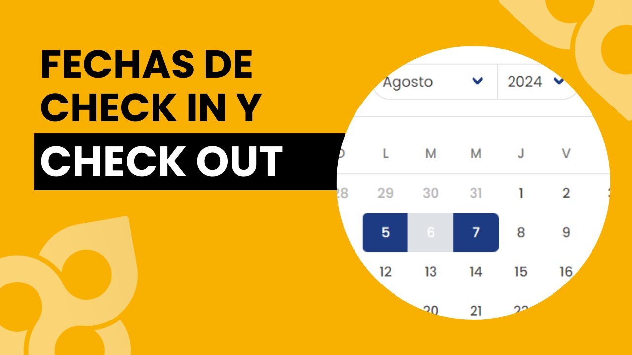 Actualización Check in y Check out - YouTube