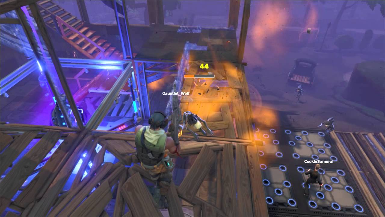 Fortnite - Defending the Fort Gameplay - YouTube