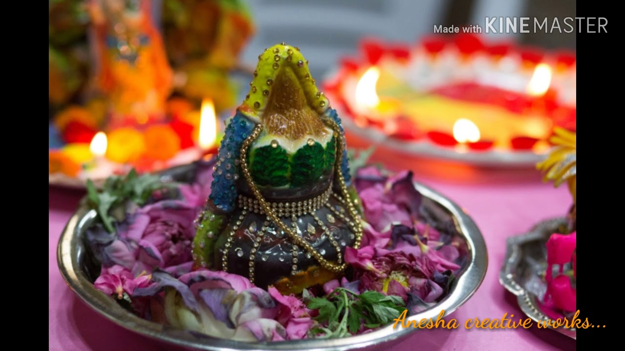 My wedding aarathi plates... My own decoration... - YouTube