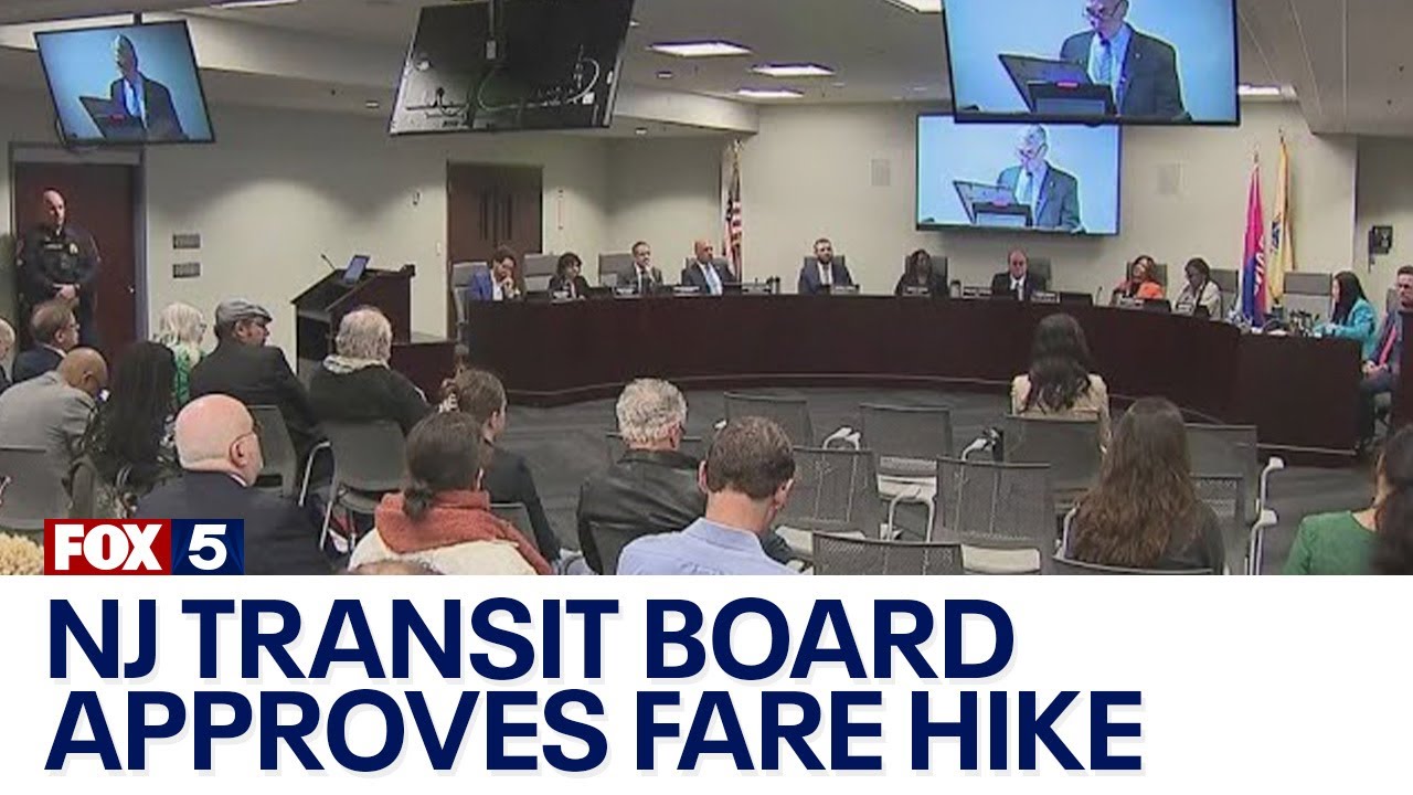 NJ Transit board approves fare hike - YouTube