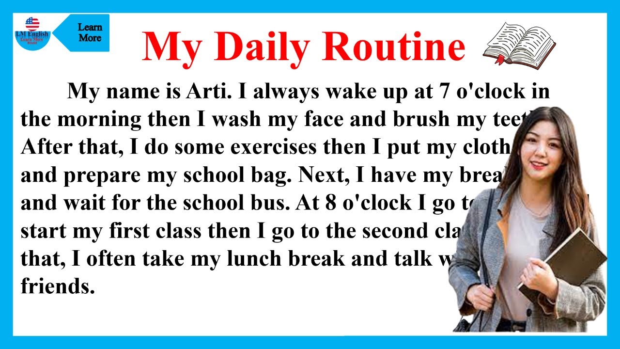 My Daily Routine / Learning English Speaking / Level 1 / Listen and ...