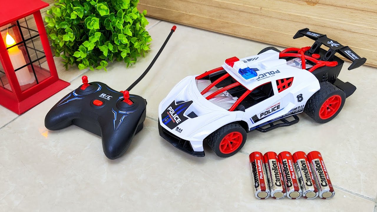Unboxing RC City Gallop Police Car Remote Control and Beko Truck The ...