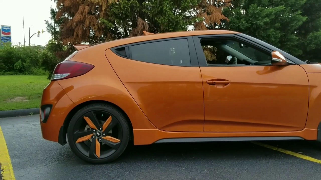 Veloster turbo (stock rims) painted by N.A.K - YouTube
