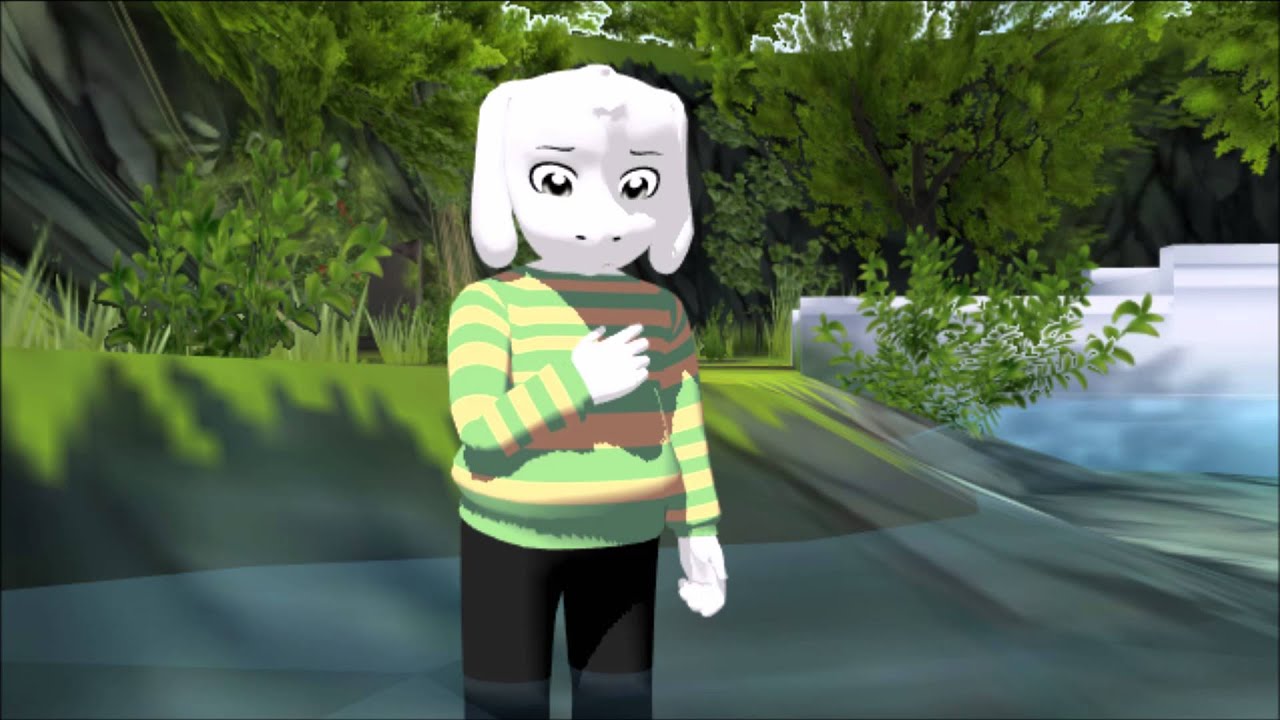 MMD x Undertale - Cute Asriel scene - YouTube