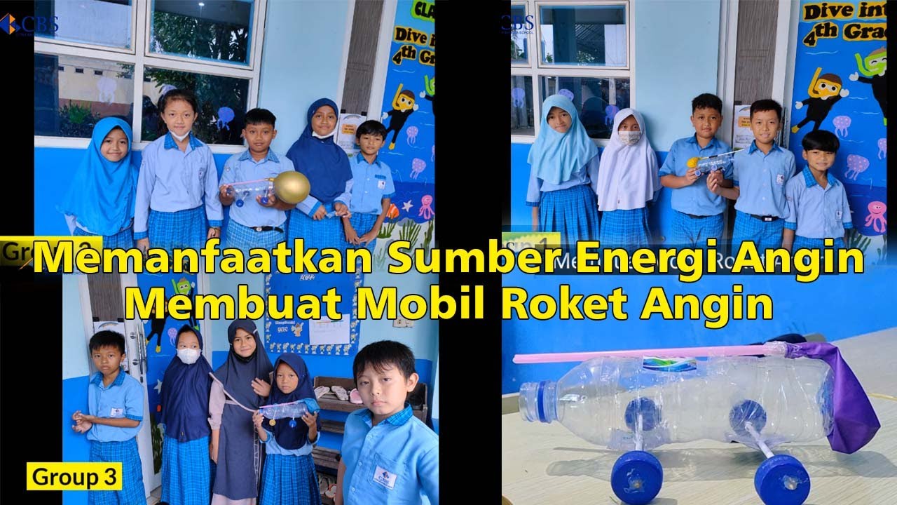 Memanfaatkan Sumber Energi Angin | Membuat Mobil Roket Angin - YouTube