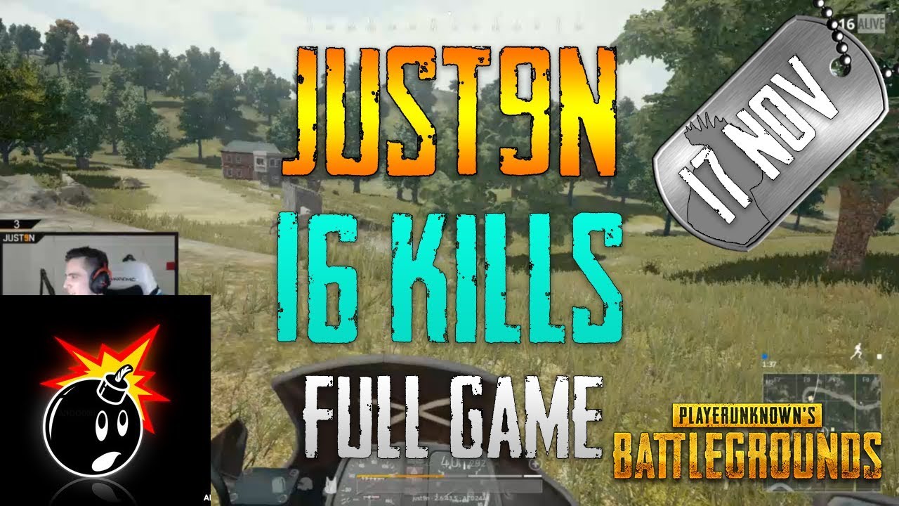 PUBG | Just9n | 16 Kills - YouTube