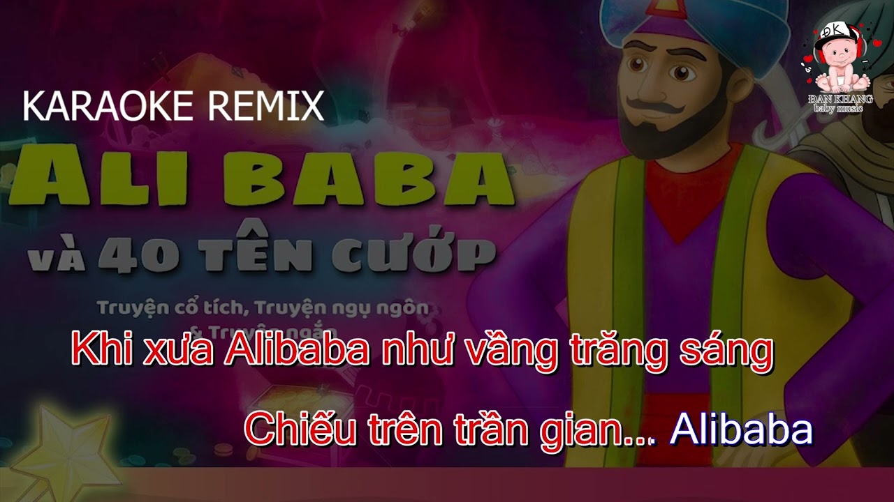 Karaoke Thiếu nhi Alibaba sôi động nhất - karaoke remix - YouTube