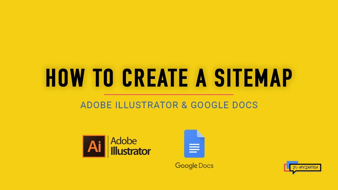 How To Create A Sitemap Using Adobe Illustrator & Google Docs ...