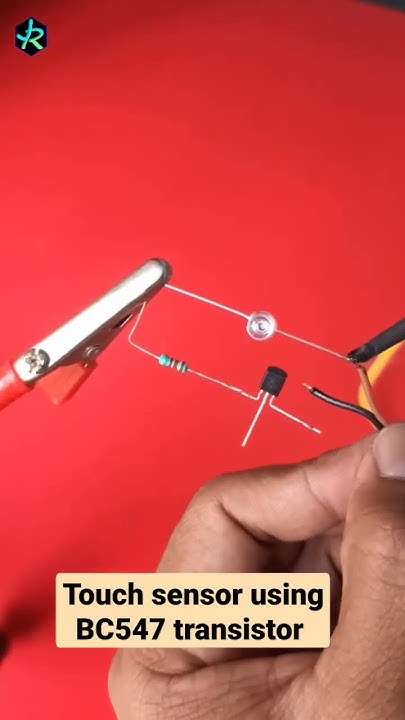 Touch sensor led using BC547 transistor #led #bc547 #transistor #sensor #touchsensor - YouTube