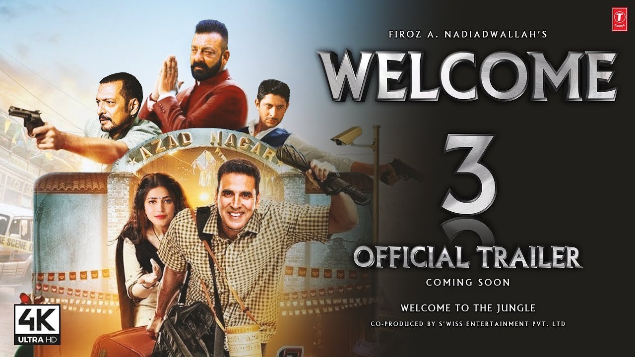 Welcome 3 - Official Trailer | Akshay Kumar | Arshad Varshi | Nana ...