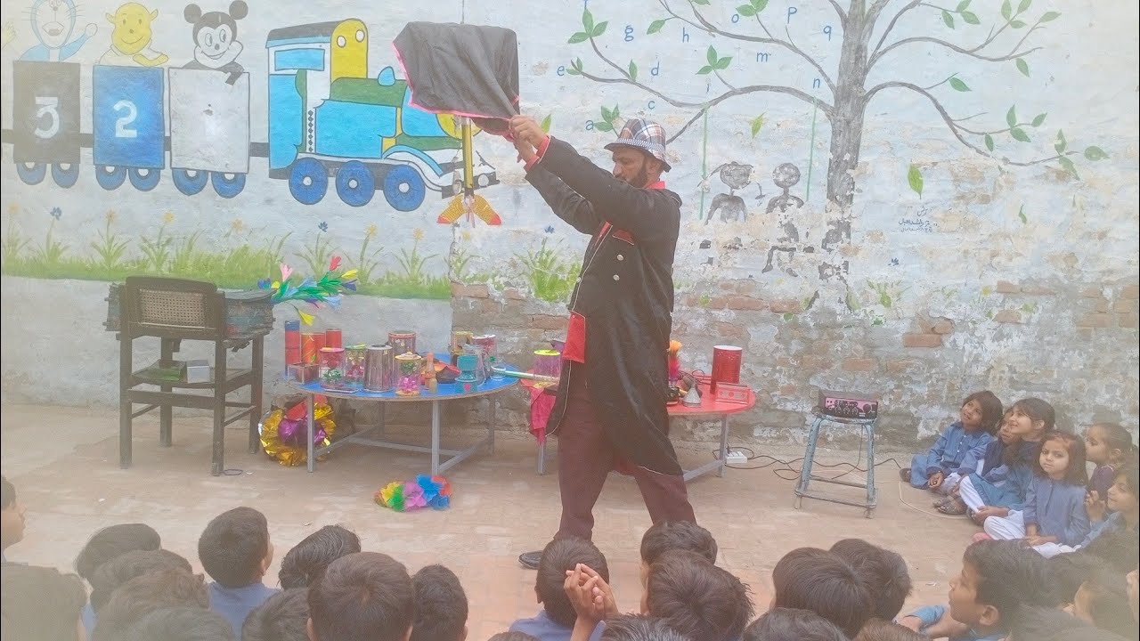 Magician at KKG School | Magician Cap | Magic Show - YouTube