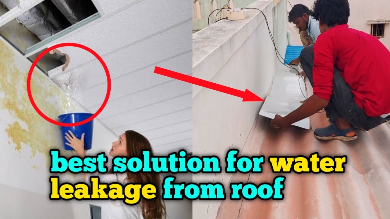 best solution for water leakage from roof || best solution for ceiling ...