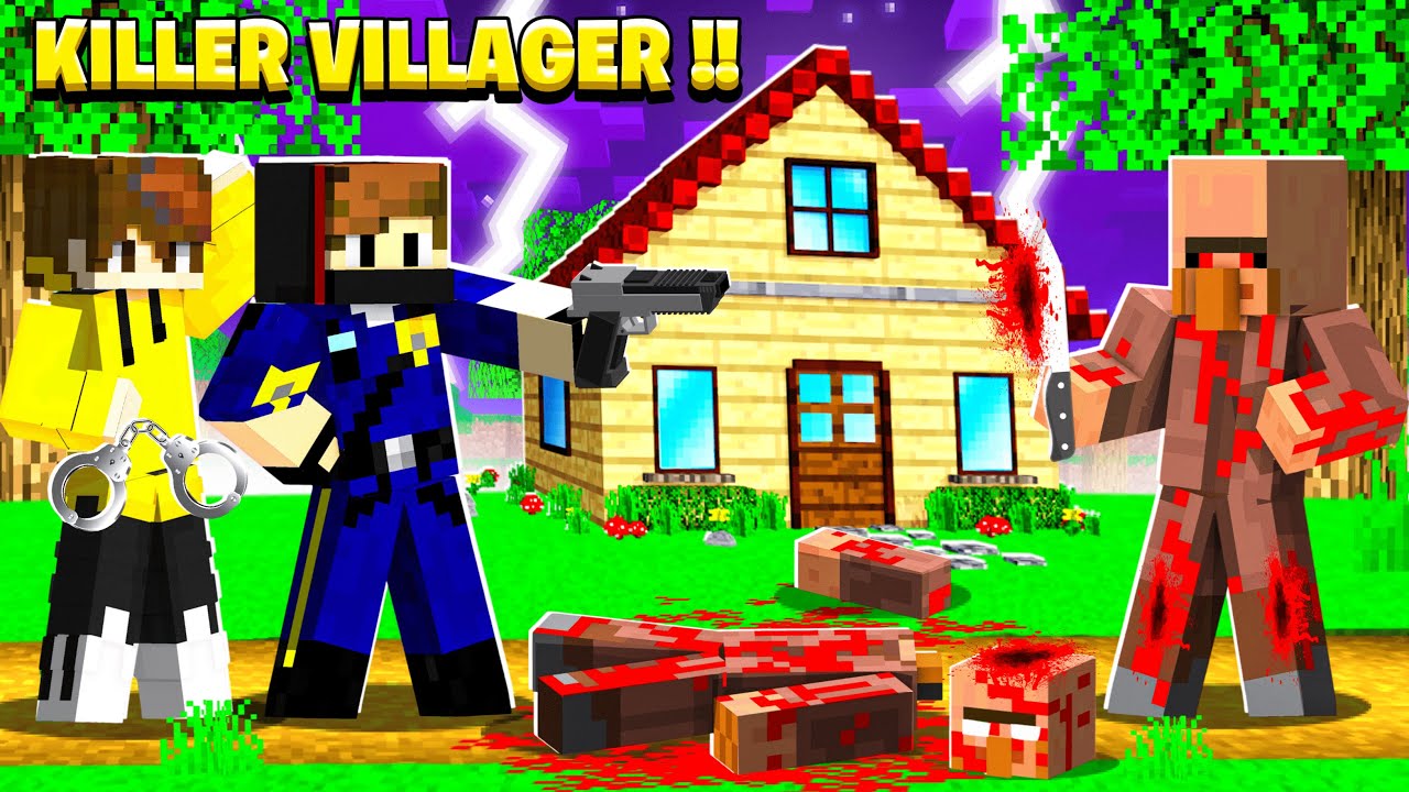 I Found a KILLER VILLAGER in Minecraft - YouTube
