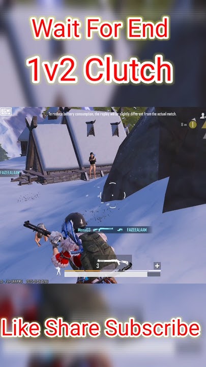 1v2 Clutch #bgmishorts #bgmi #pubg #1v2 - YouTube