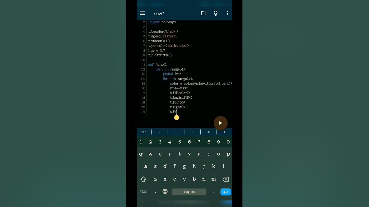 Python Turtle Graphic Design Python Programming Pythonprogramming Coding Codingshorts