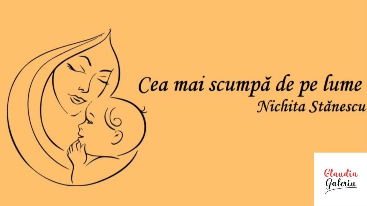 Cea mai scumpă de pe lume / Nichita Stănescu / Poezii pentru mama / Poezii scurte de 8 Martie ️ ...