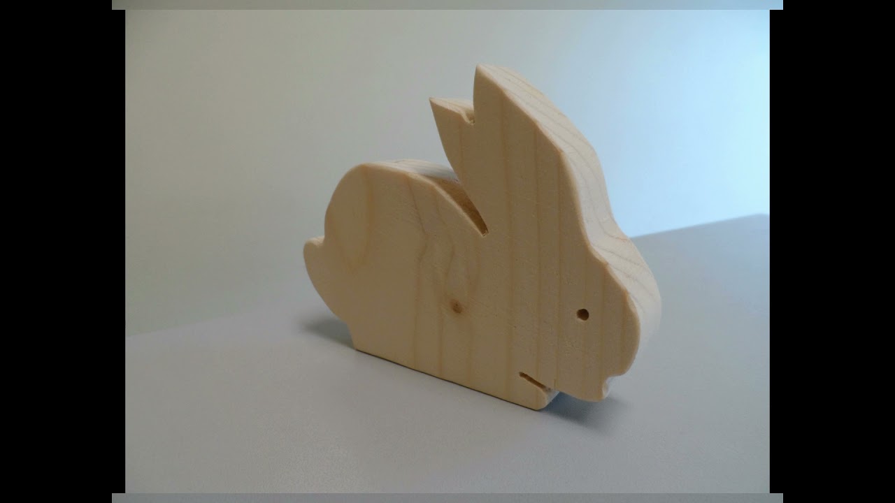 Wooden rabbit - YouTube