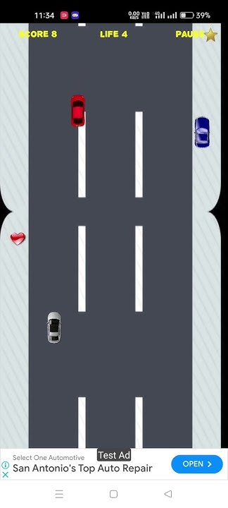 Py Car game in Python kivy #android #kivy #python #smartphone #coding #admob - YouTube