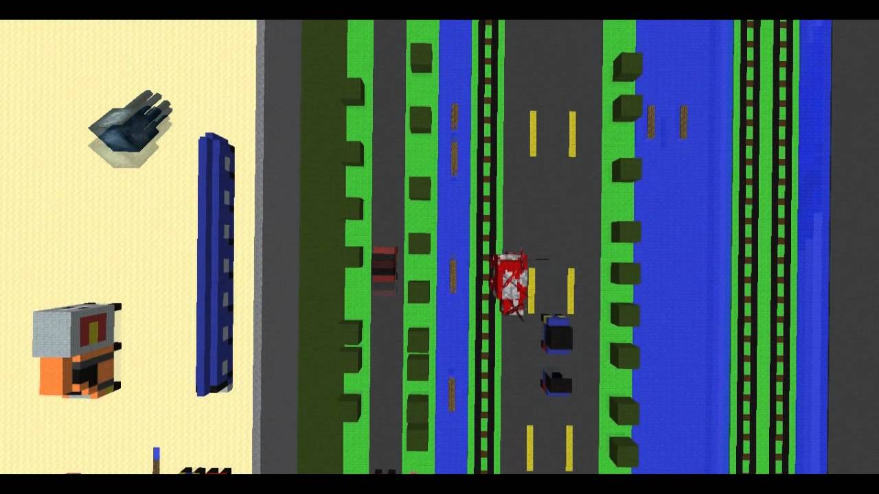 Crossy Road in Minecraft ! ( Download/No Mods ) - YouTube