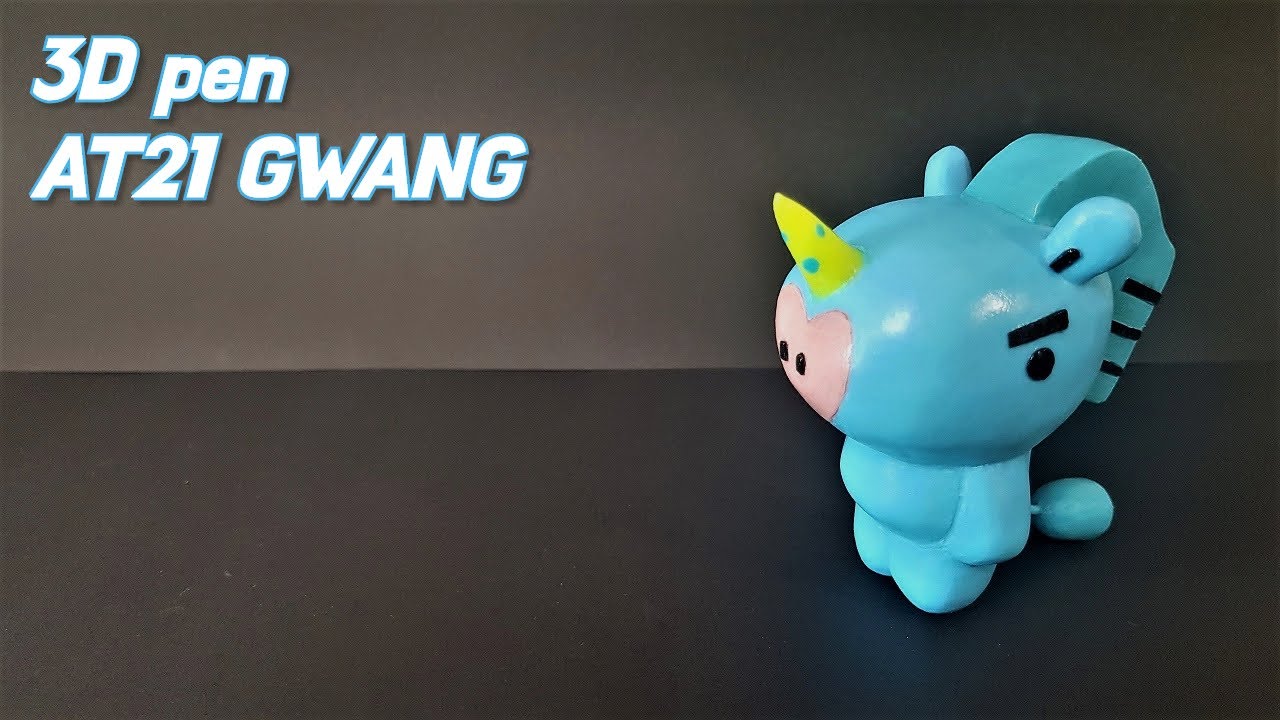 3D펜 AT21 광 피규어 만들기 - YouTube