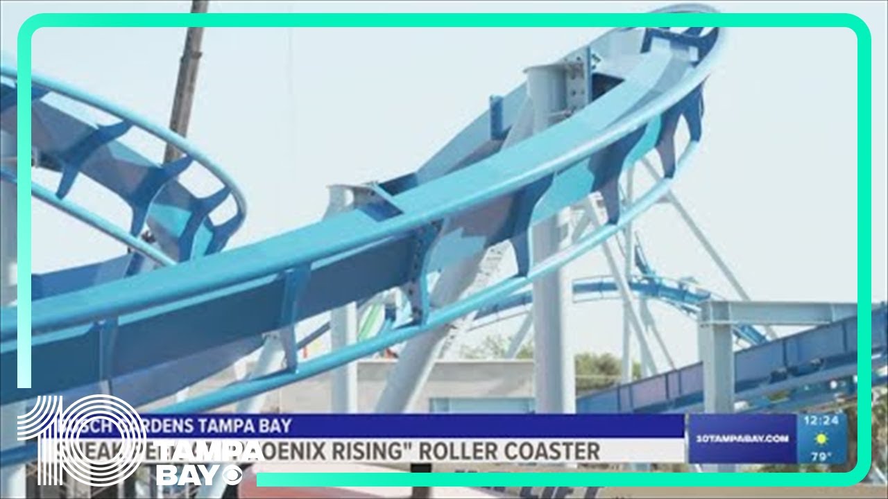 Sneak peek at Busch Gardens 'Phoenix Rising' roller coaster - YouTube