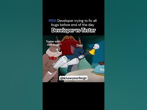 Tester vs Developer #funny #developermemes #memes #developer #comedy # ...
