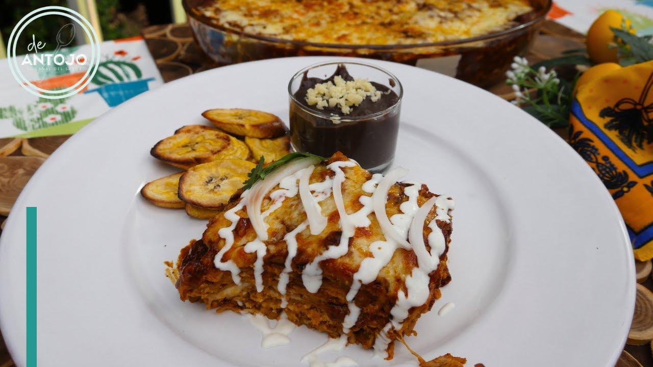 Delicioso Pastel Azteca de mole para Desayunos Brunch y mucho más - YouTube