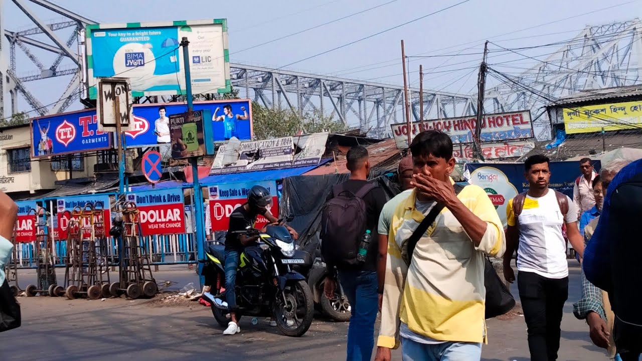 Howrah bridge Kolkata bada bazar 😱😱🕋👍#hawktuah #Howrah - YouTube