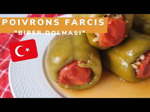 Recette de poivrons farcis à la Turque 🇹🇷 Je vous détaille tout ...
