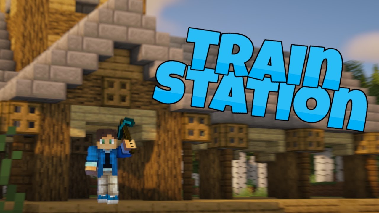 Minecraft Create Mod 1.18 Let's Play #7 - "Train Station" - YouTube