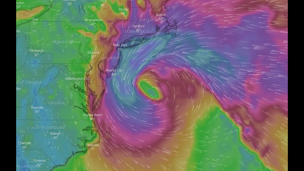 NJ NY NE Coastal Storm could be a 990 mb Hurricane says the new NAM ...