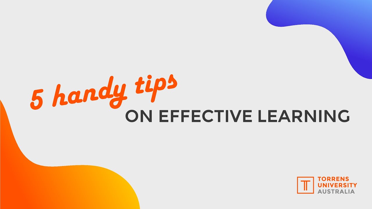 5 handy tips to effective learning - YouTube
