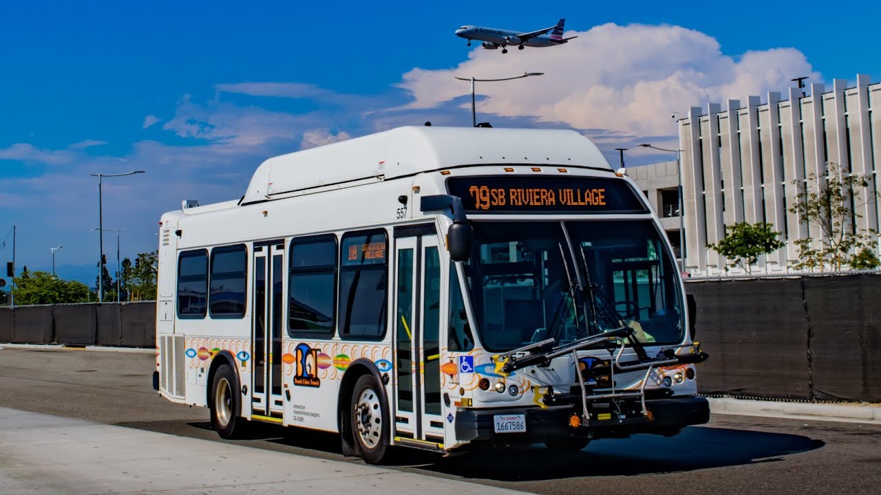 Beach Cities Transit 2023 ENC EZ-Rider II BRT CNG 32' #557 - Ride Video ...