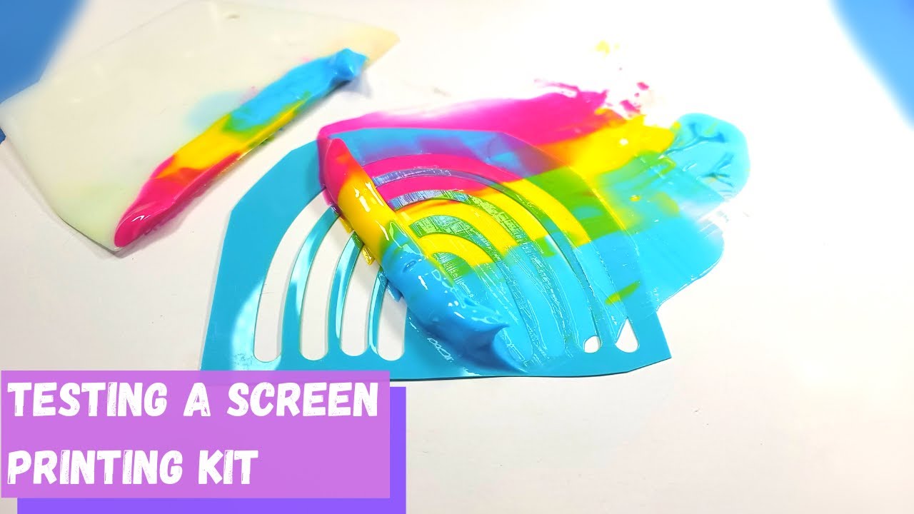 Testing Out a Screen Printing Kit - YouTube