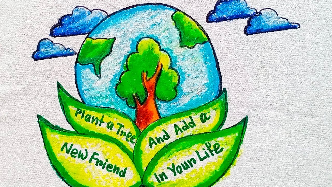 Van Mahotsav 2024 Drawing / Van Mahotsav Poster Drawing / Van Mahotsav ...