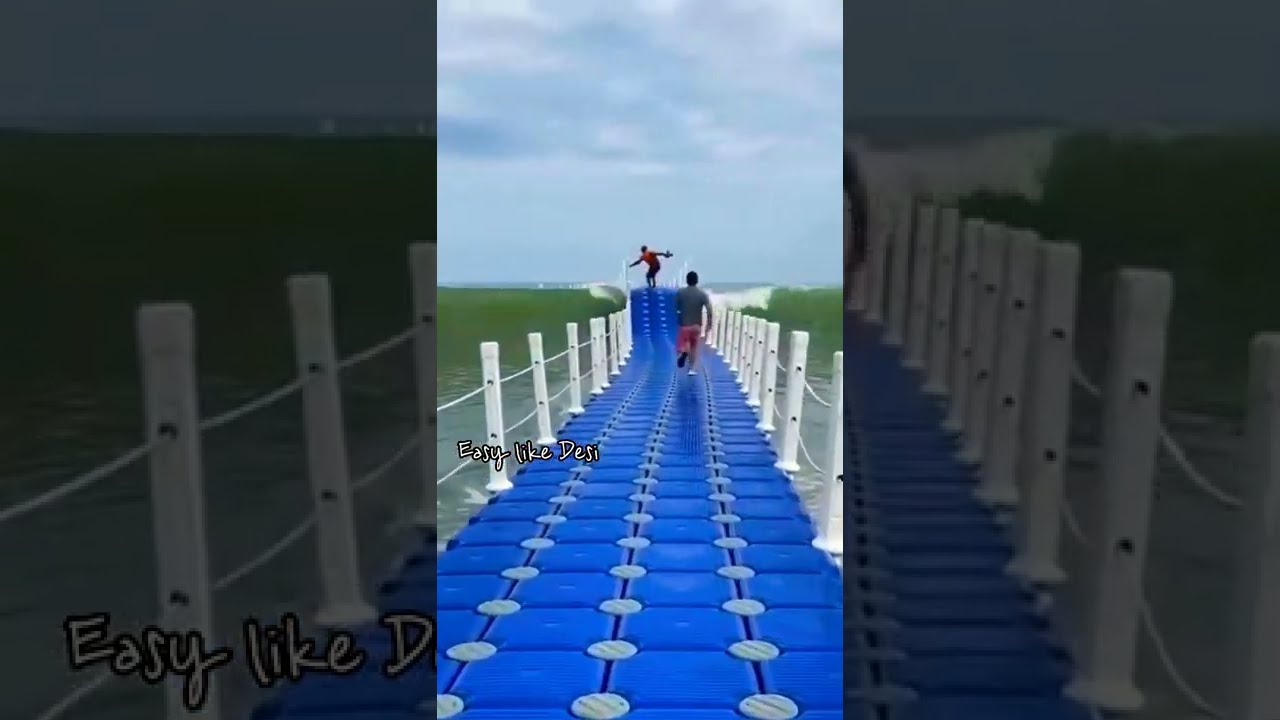 FLOATING BRIDGE ALAPPUZHA | WATER SPORTS ALAPPUZHA BEACH 🏖️| KATTA ...