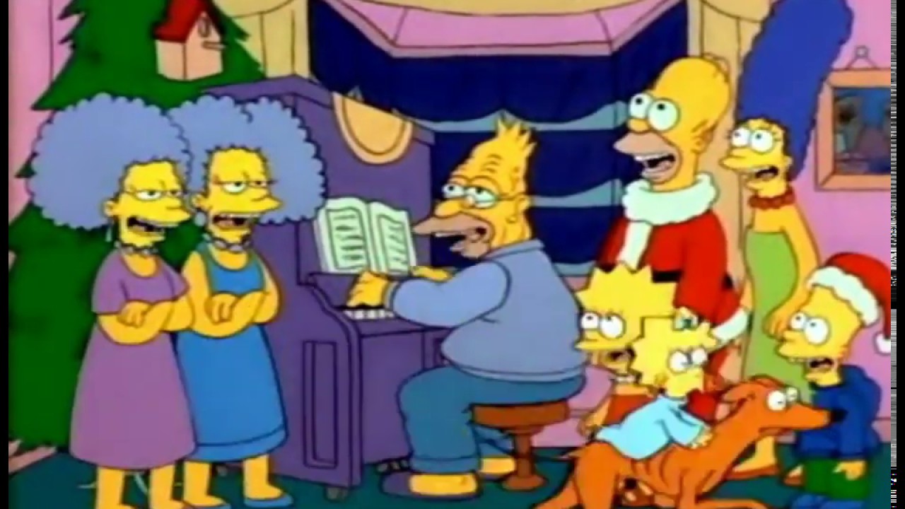 The Simpsons Sing Rudolph the Red Nose Reindeer HQ 4:3 - YouTube