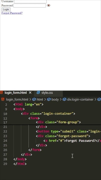 Login Form Html Css Coding Design Development Shortvideo Shorts Youtube 3713