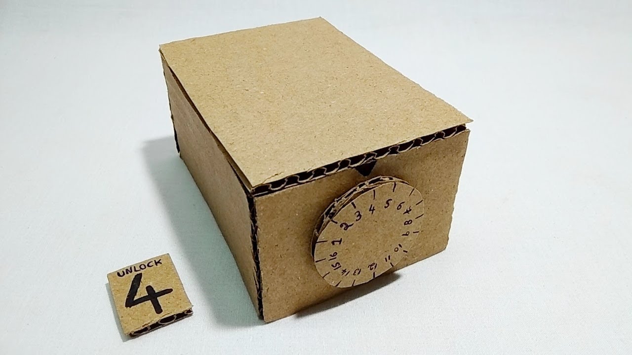 how to make a locker in cardboard - YouTube