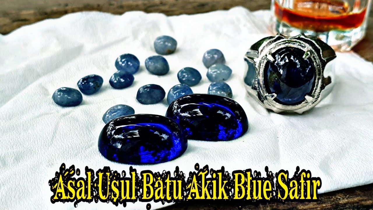 Asal-Usul Batu Akik Blue Sapphire - YouTube