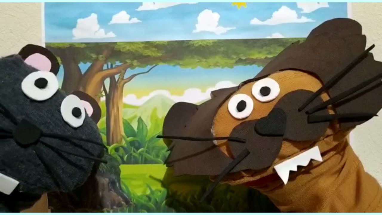 EL LEÓN Y EL RATÓN (Obra de teatro con marionetas) - YouTube