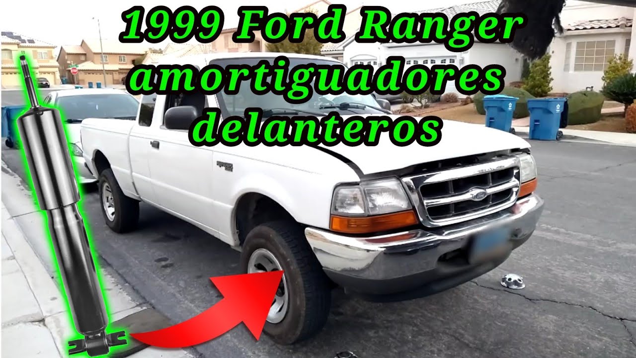 1999 Ford Ranger 3.0 Cómo cambiar los amortiguadores delanteros(How to ...